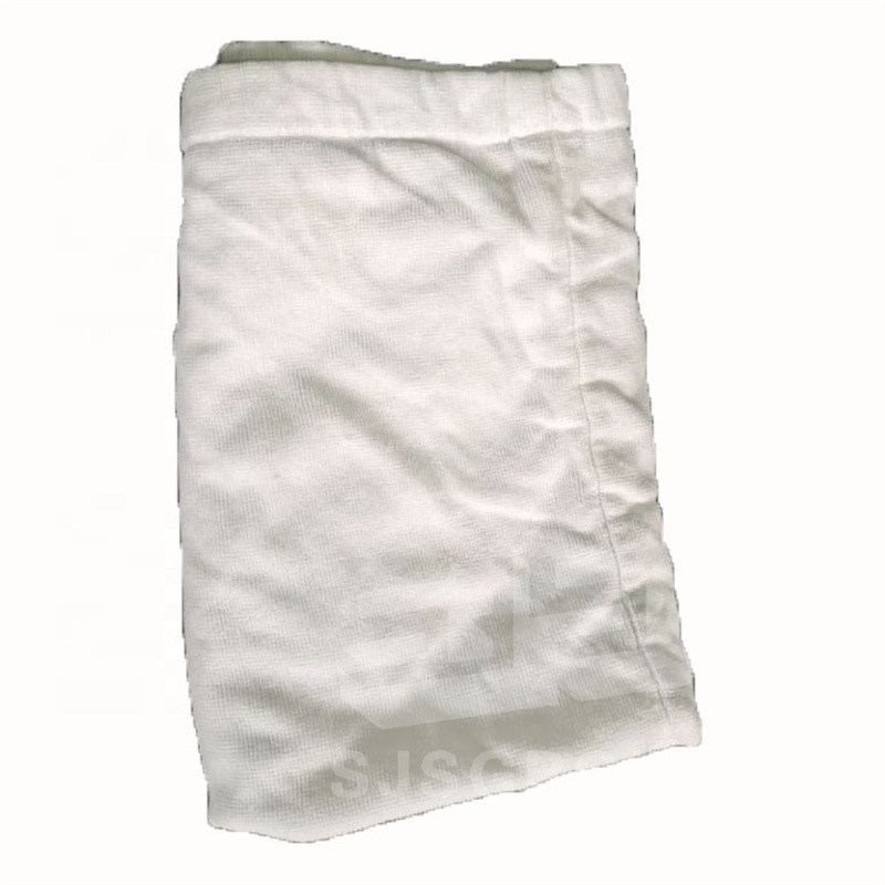 Good absorbency Industrial cleaning wiping rags white bath towel rags ...