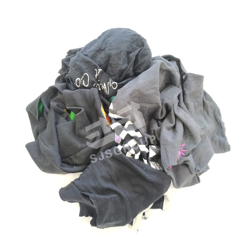 Multicolor Australia hot sale t-shirt wiping rags 10kg 25kg Industrial ...