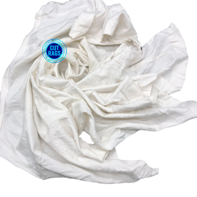 Industrial cleaning rags white t shirt rags bulk workshop wiping cloth ...