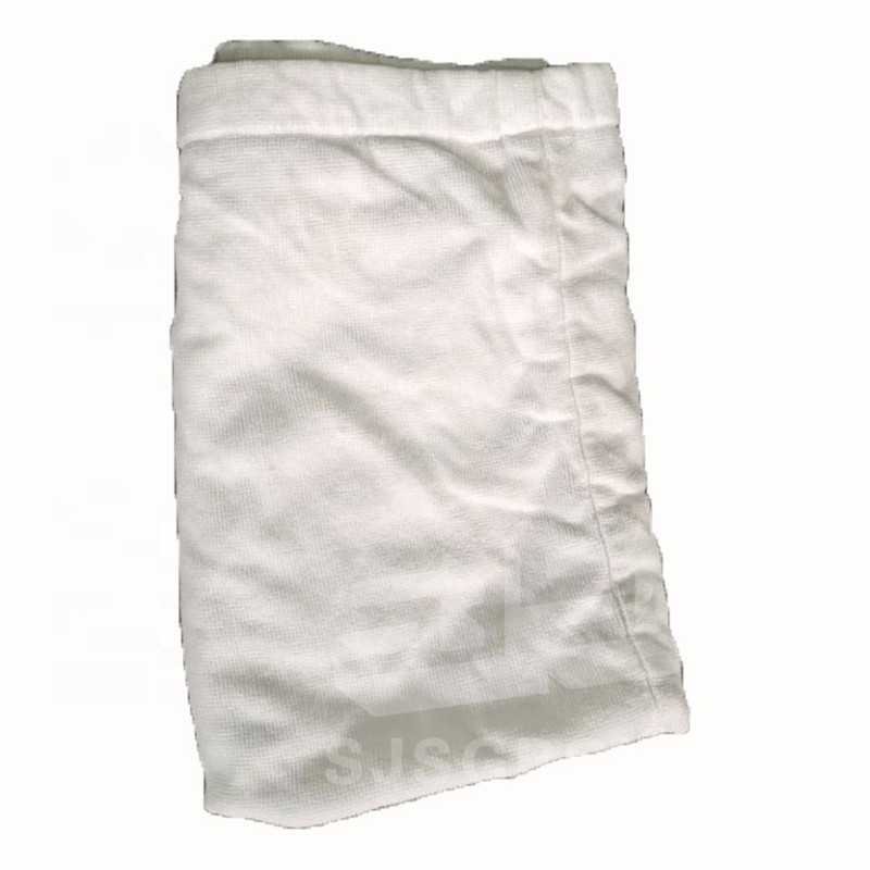 Good absorbency Industrial cleaning wiping rags white bath towel rags ...
