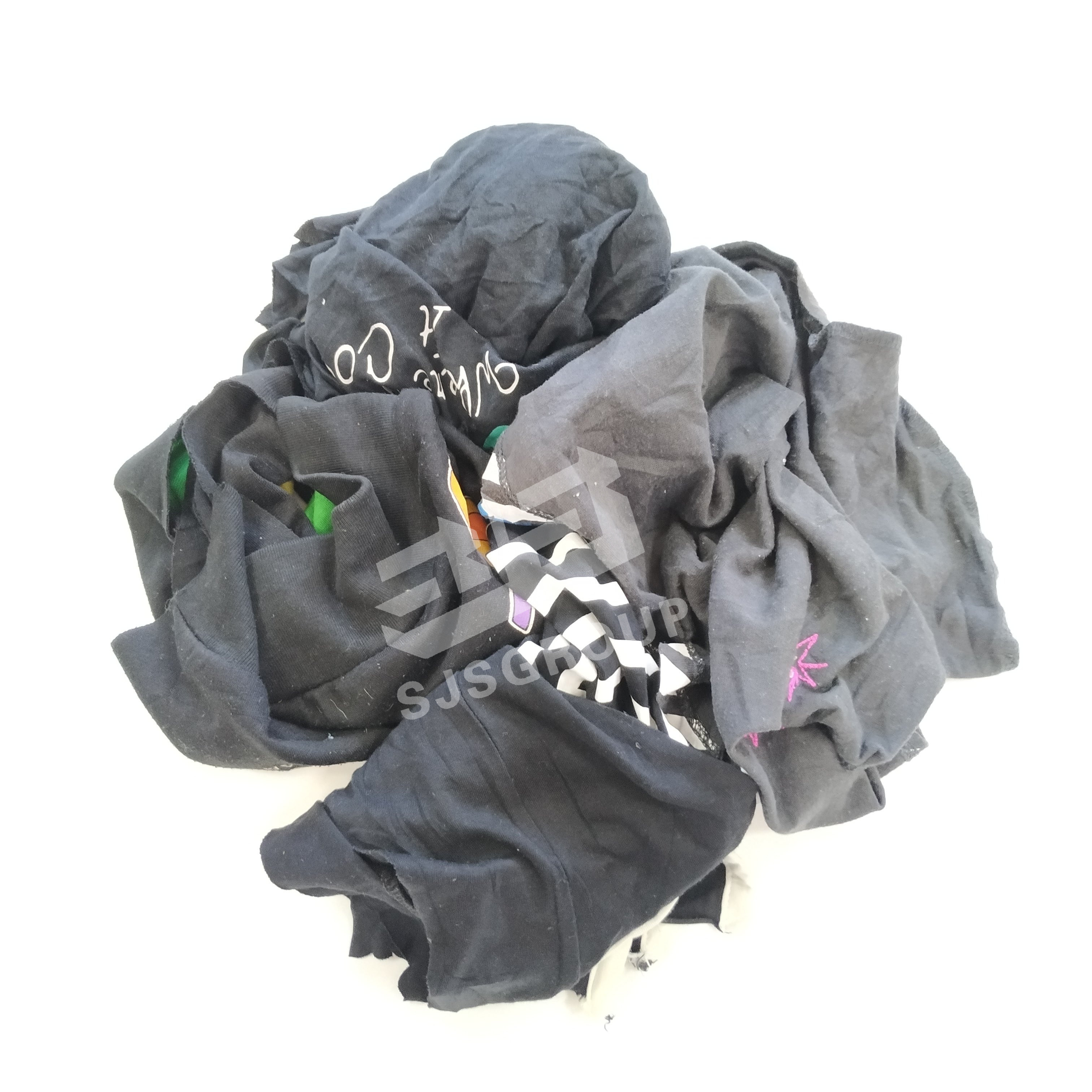 Multicolor Australia hot sale t-shirt wiping rags 10kg 25kg Industrial ...