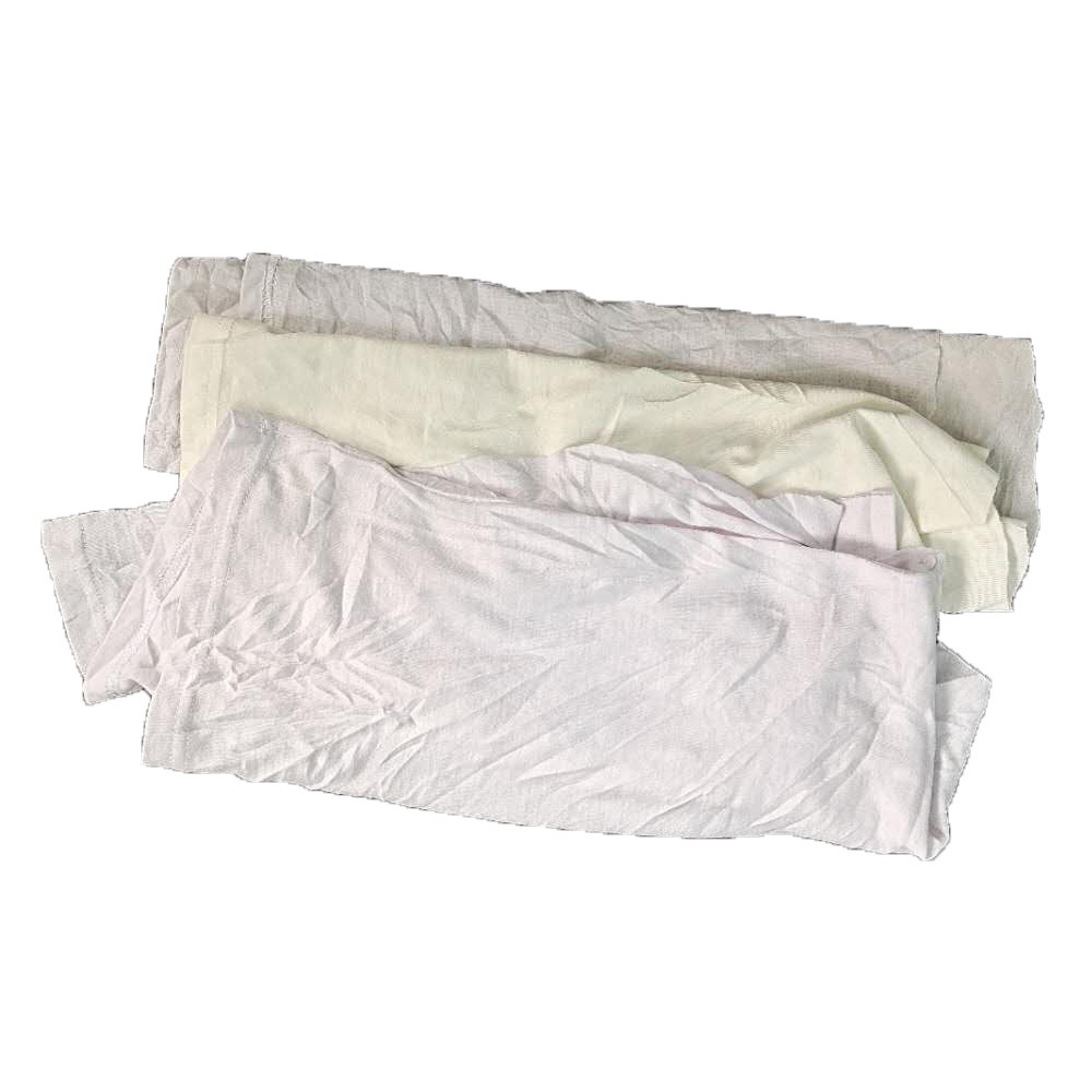 Cut reused Rags Textile Cloth Fabric 100%Cotton White Tshirt Rags ...