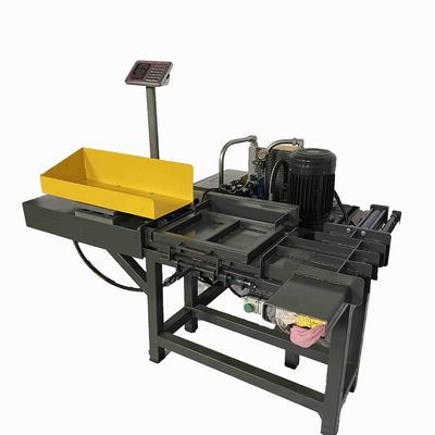 Push Button Control Horizontal Rag Baler 5.5KW With Integrated Scale