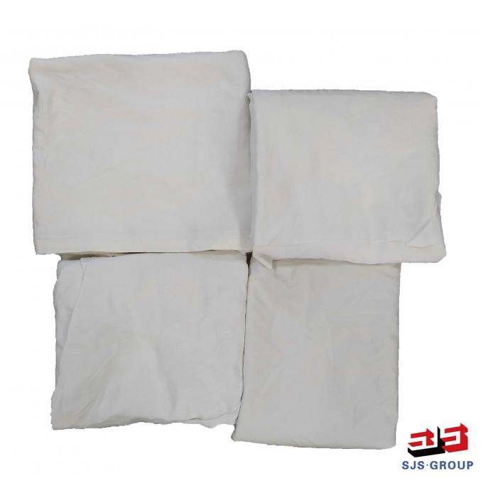 50-100Cm 20kg/Bale White Cotton Wiping Rags
